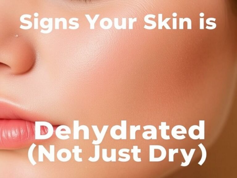 Signs Your Skin Is Dehydrated: How to Tell Beyond Dryness