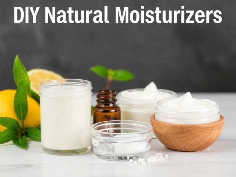 DIY Natural Moisturizers: Easy Homemade Recipes for Healthy Skin